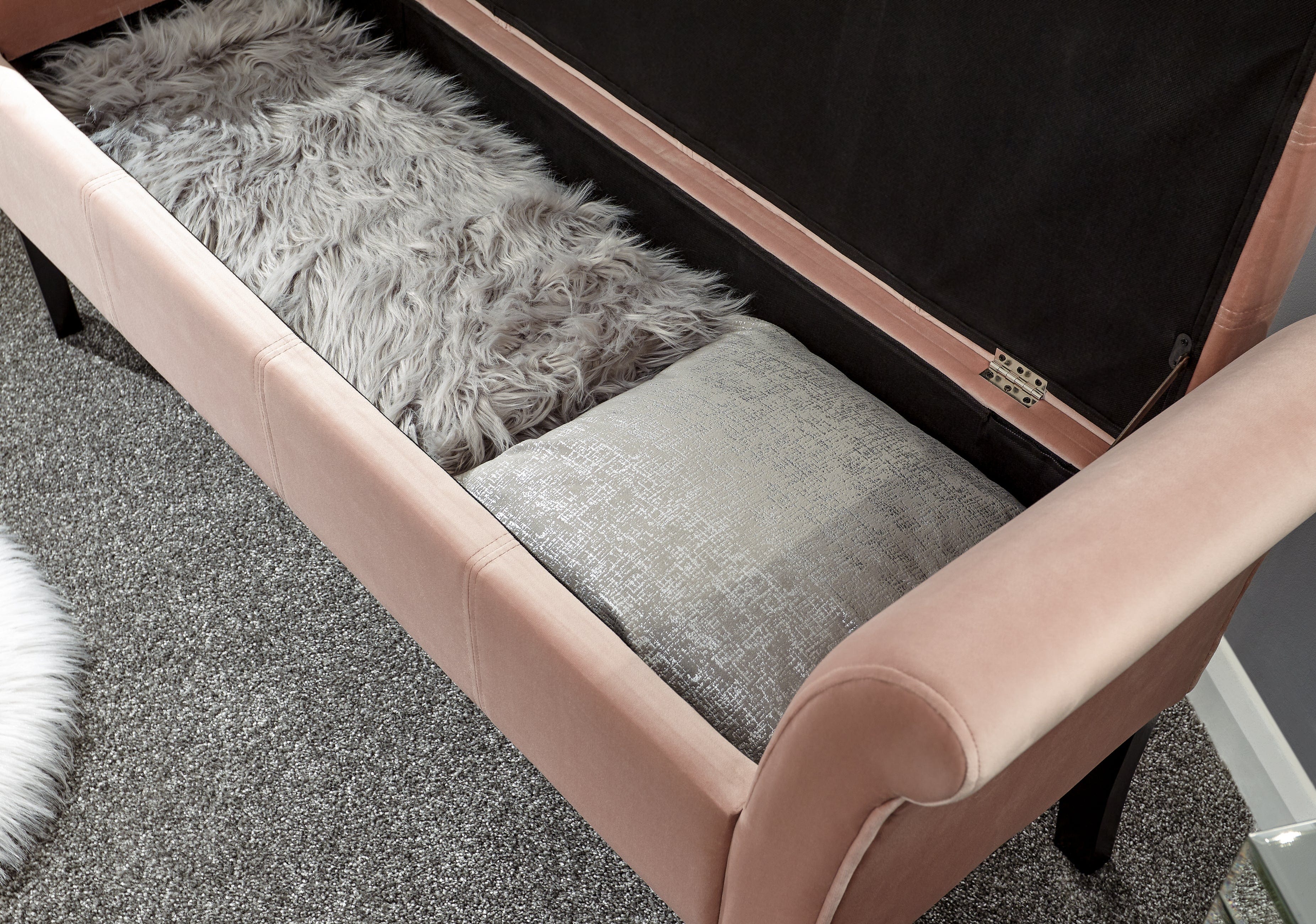 Pink window seat store